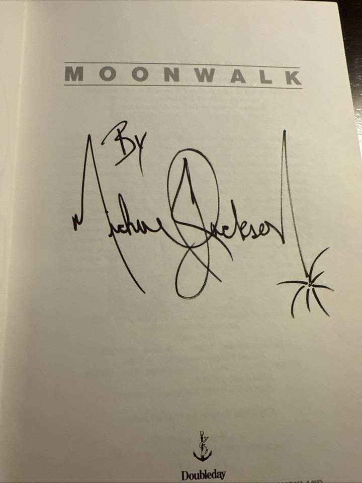 MOON WALK by Michael Jackson HCDJ Rare 1988 British First Ed. & Factory ...