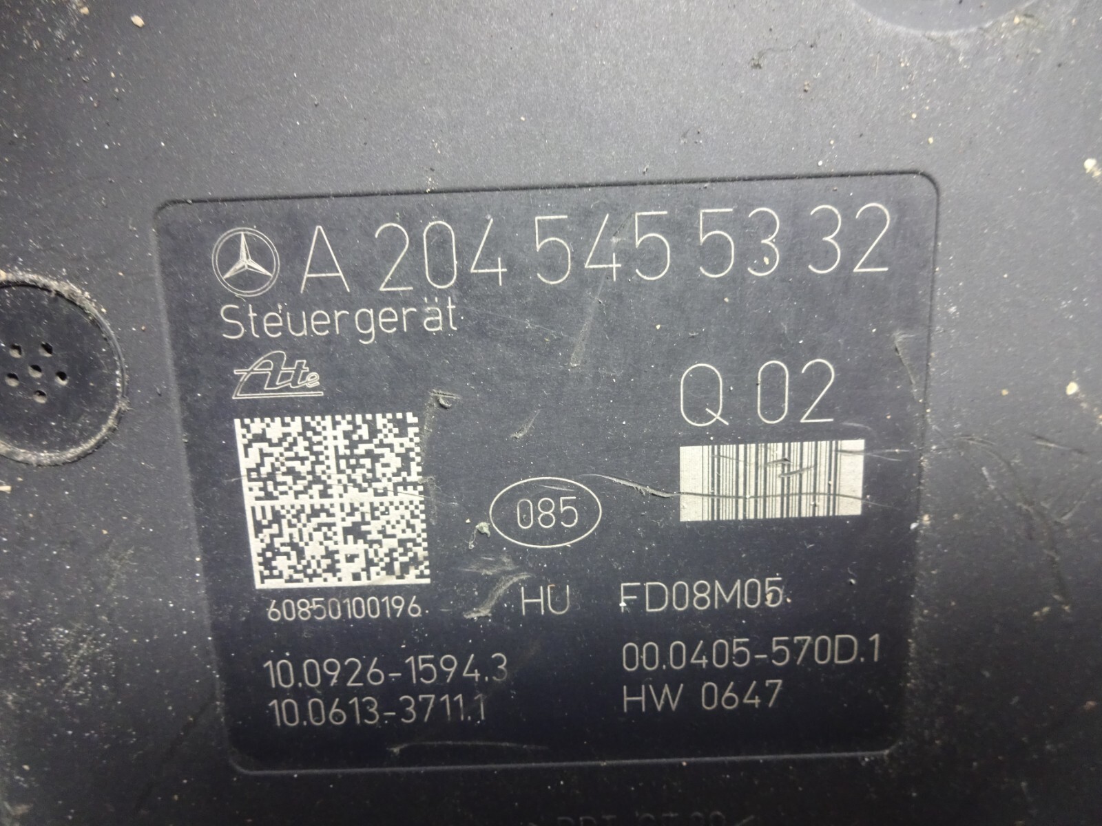 Abs Mercedes W204 A2044312412 A2045455332 10021202014 10092615943 ...