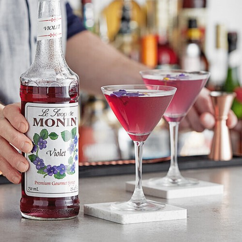 Monin Premium Violet Flavoring Syrup 750 mL 544SYPAR055A | eBay