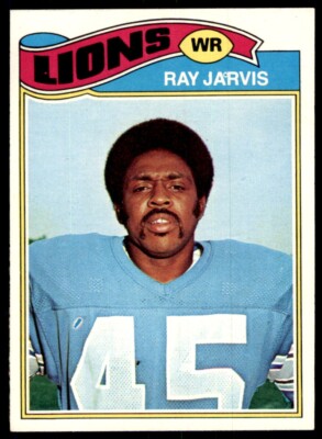 1977 Topps Ray Jarvis Rookie Football Card Detroit Lions #404 | eBay