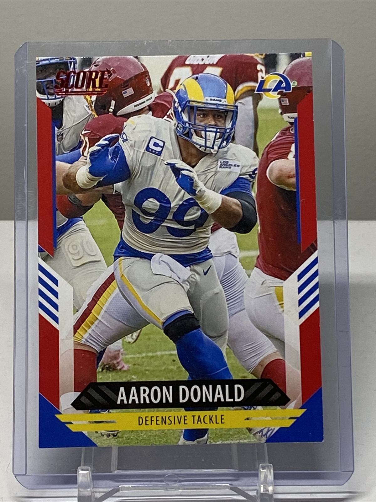2021 Score - Red #255 Aaron Donald for sale online | eBay