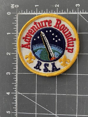 Vintage Adventure Roundup B.S.A. Patch Boy Scouts of America BSA NASA ...
