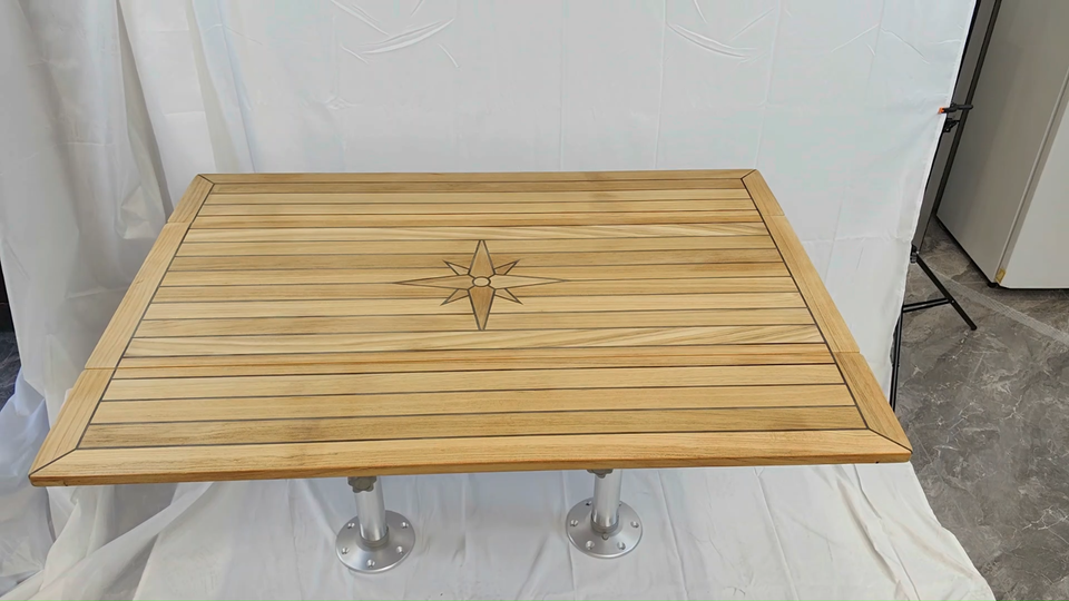 Boat Folding Teak Table Top 450/900x800,450/900x1000,450/900x1250mm ...