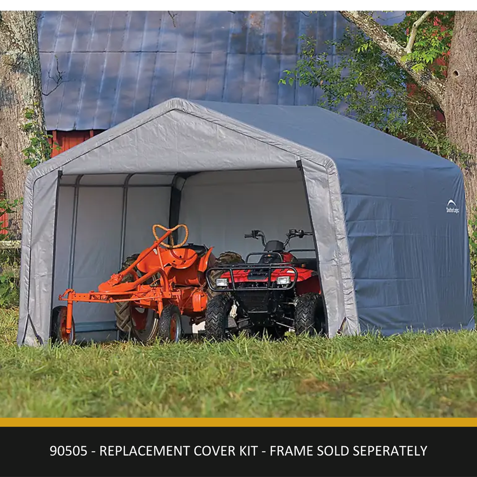 ShelterLogic Shed-in-a-Box Replacement Cover Kit (FRAME SOLD SEPARATELY ...
