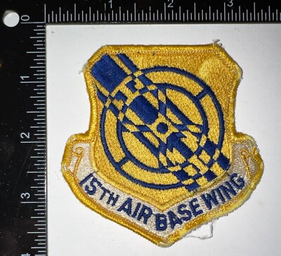 USAF US Air Force 15th Air Base Wing Patch | eBay