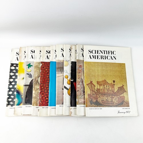 Vintage 1972 Scientific American Magazines 11 Issues No September ...