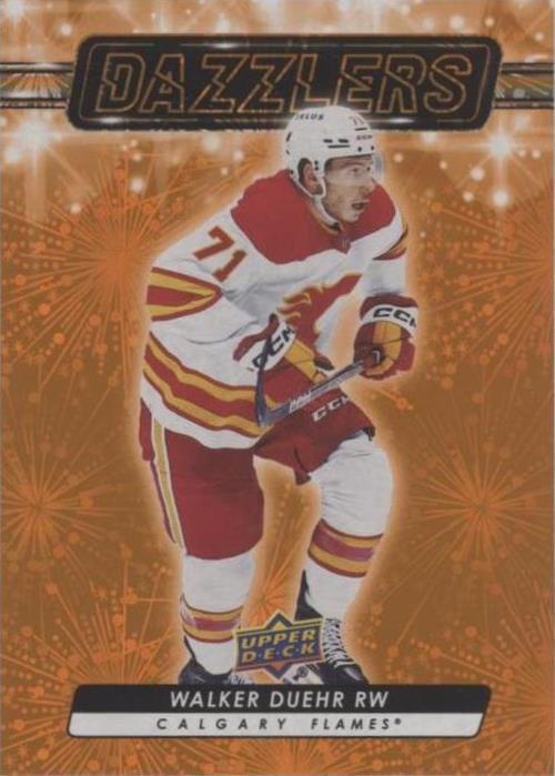 2023-24 Upper Deck Series 2 - Dazzlers Walker Duehr #DZ-66 Orange (RC ...