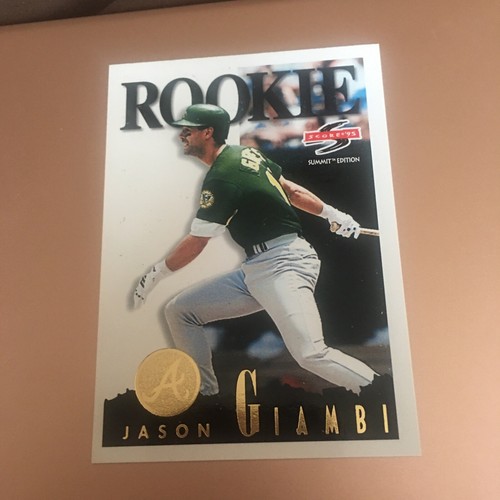JASON GIAMBI - OAKLAND ATHLETICS - 1995 SCORE SUMMIT EDITION "ROOKIE ...