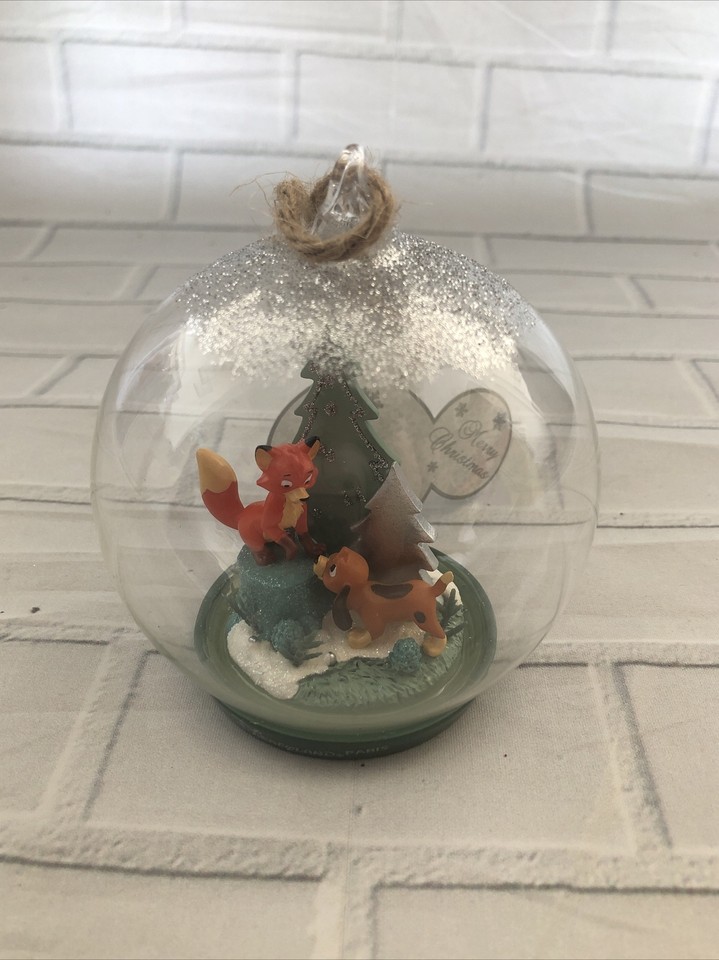 DISNEY PARKS DISNEYLAND PARIS FOX AND THE HOUND TOD COPPER XMAS ...