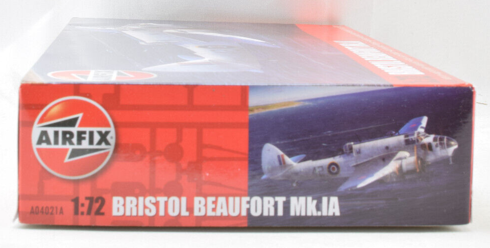 Airfix Bristol Beaufort Mk.IA 1:72 Scale Plastic Model Airplane Kit ...