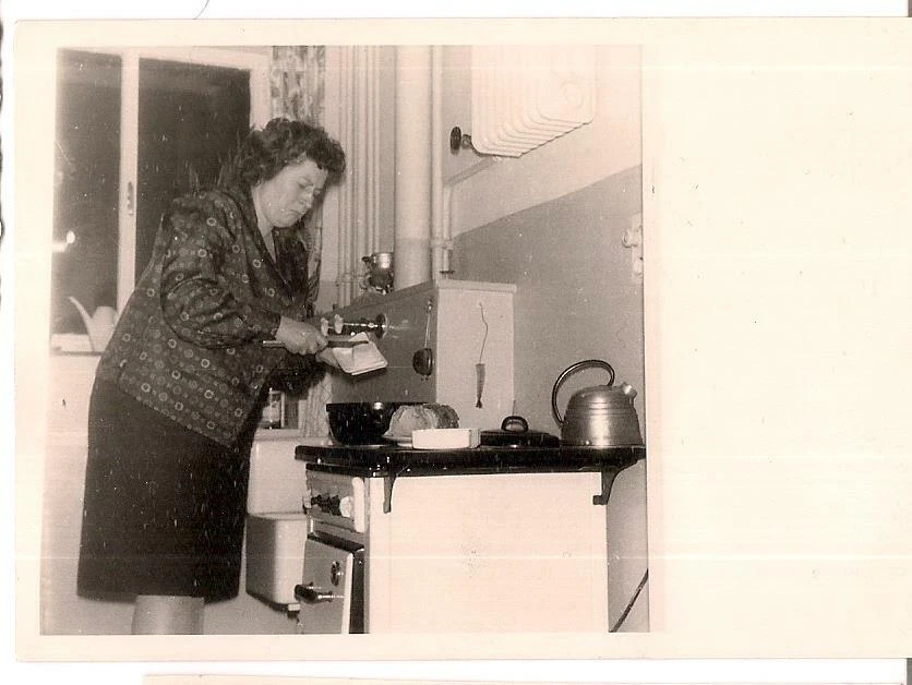 Vintage Lady Cooking