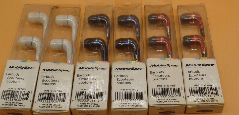 Mobile Spec In Ear earbuds Noise Reduction Extra Bass MBS10192PDQ | eBay