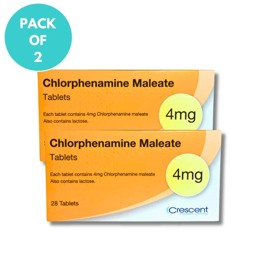 Chlorphenamine 4mg Tablets x28 Antihistamine | Hayfever & Allergy ...