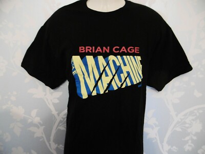 NEW BRIAN CAGE THE MACHINE TNA IMPACT WRESTLING MENS BLACK T SHIRT M 40 ...