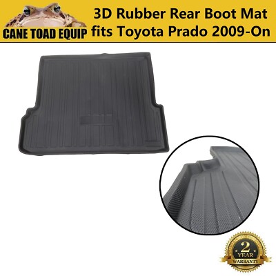 3D Rear Boot Cargo Floor Mat For Toyota Prado 150 7 Seats 2009+ TPE ...