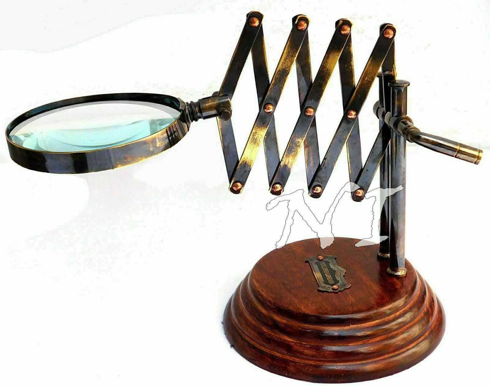 Old Wooden Magnifying Glass