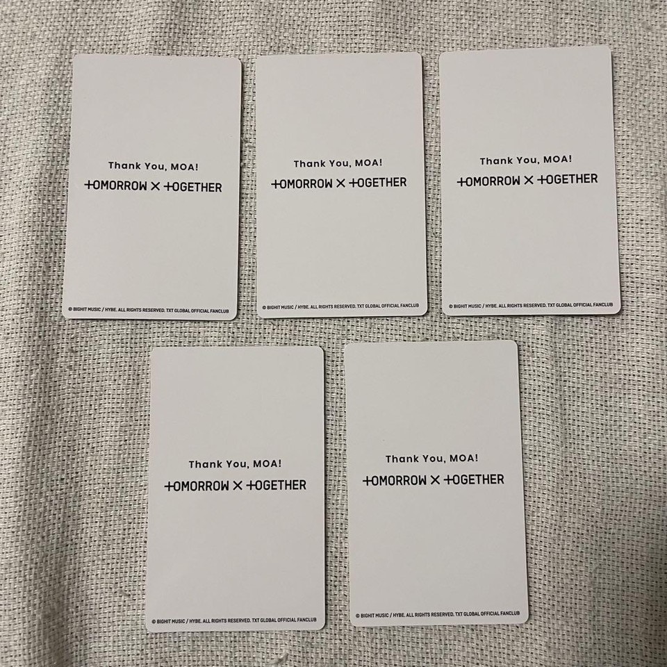 TXT Japan FC Limited Benefit Official Photocard Fan club Photo Card PC ...