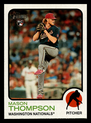 Mason Thompson 2022 Topps Heritage #113 RC Rookie Centered Mint | eBay