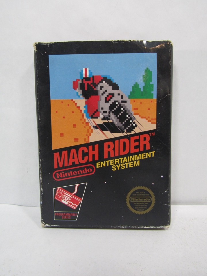 NES Mach Rider, 5-Screw, Boxed with Manual | eBay