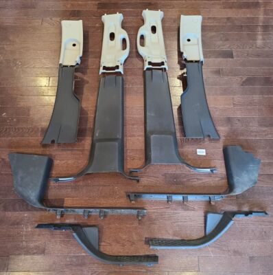 2009-2012 Dodge Ram 1500 Interior Trim B Pillar C Pillar Scuff Plate ...