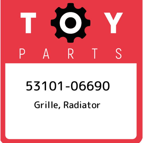53101-06690 Toyota Grille, radiator 5310106690, New Genuine OEM Part | eBay
