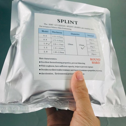 Dental Lab Splint Thermoforming Material For Vacuum Forming Rond Hard 125mm | eBay