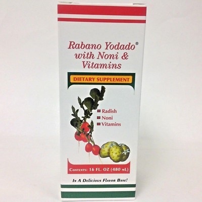 IODIZED RADISH NONI + VIT / RABANO YODADO Y VITAMINAS - 16oz | eBay