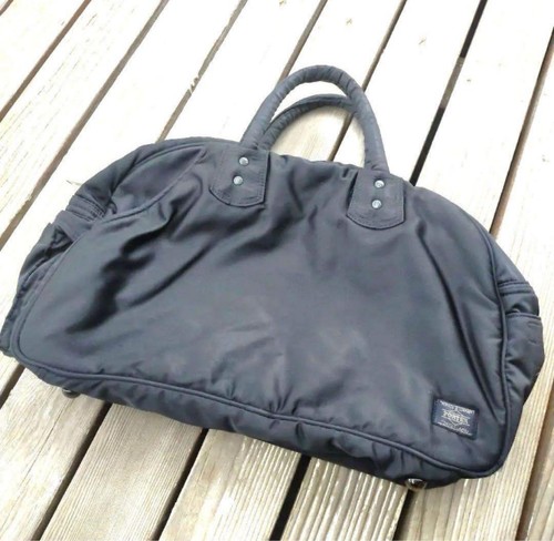 Yoshida PORTER Headporter Duffle Bag L BLACK Tanker Boston Bag Used From Japan | eBay