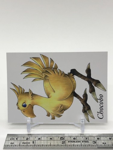 Chocobo Final Fantasy VII Art Museum Card TCG Japanese Square Enix | eBay