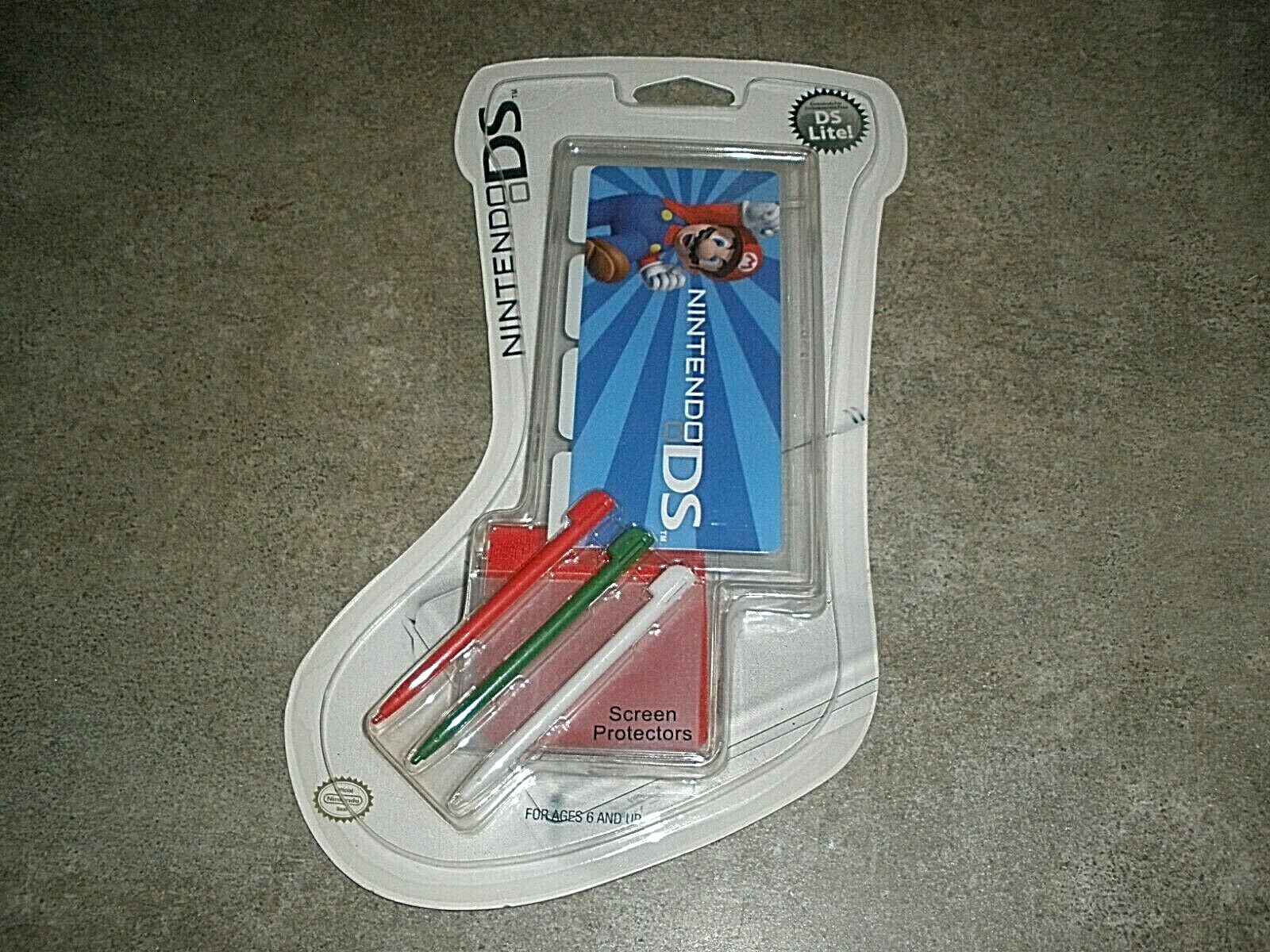 NEW Nintendo DS Lite Screen Protectors Christmas Stocking Packaging | eBay