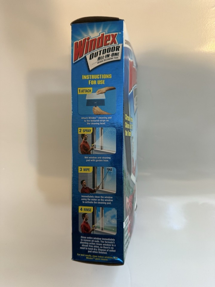 Windex Outdoor All-In-One Glass & Window Cleaning Tool | eBay