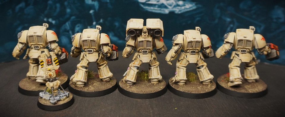 Dark Angels Terminator Squad painted Warhammer 40k Primaris Space ...