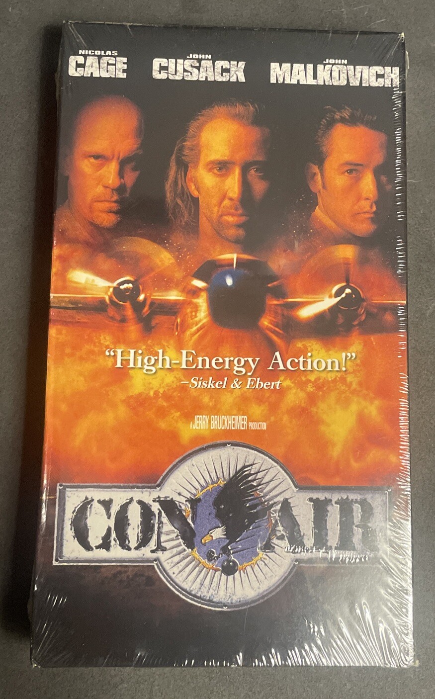 Con Air VHS 1995 John Malkovich Nicolas Cage John Cusack**SEALED ...