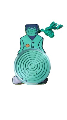 Vintage Halloween Frankenstein Monster Handheld Ball Maze Game | eBay