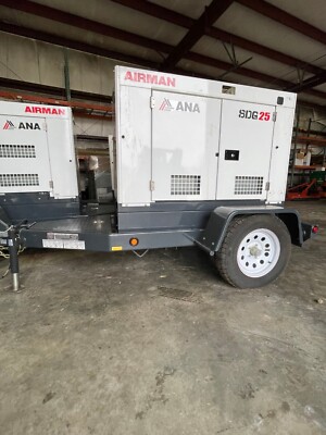 Airman SDG25S 22kW Trailer Mounted Diesel Generator | eBay