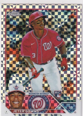 2023 TOPPS CHROME X-FRACTORS RC JETER DOWNS BOSTON RED SOX ROOKIE GE ...