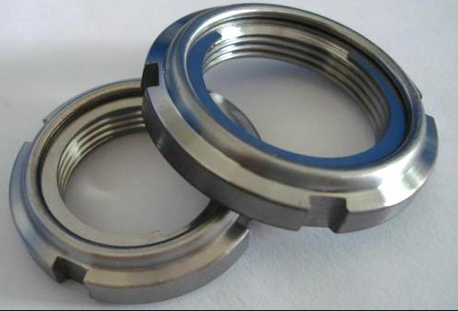 M10 - M90 Right Hand Fine Thread Nylon Locknut Slotted Castle Nut ...