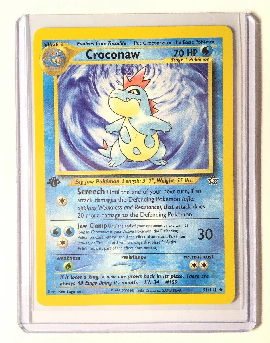 Evolucao Do Croconaw Pokemon Dark Croconaw (#32/105) | EXP CARD STORE