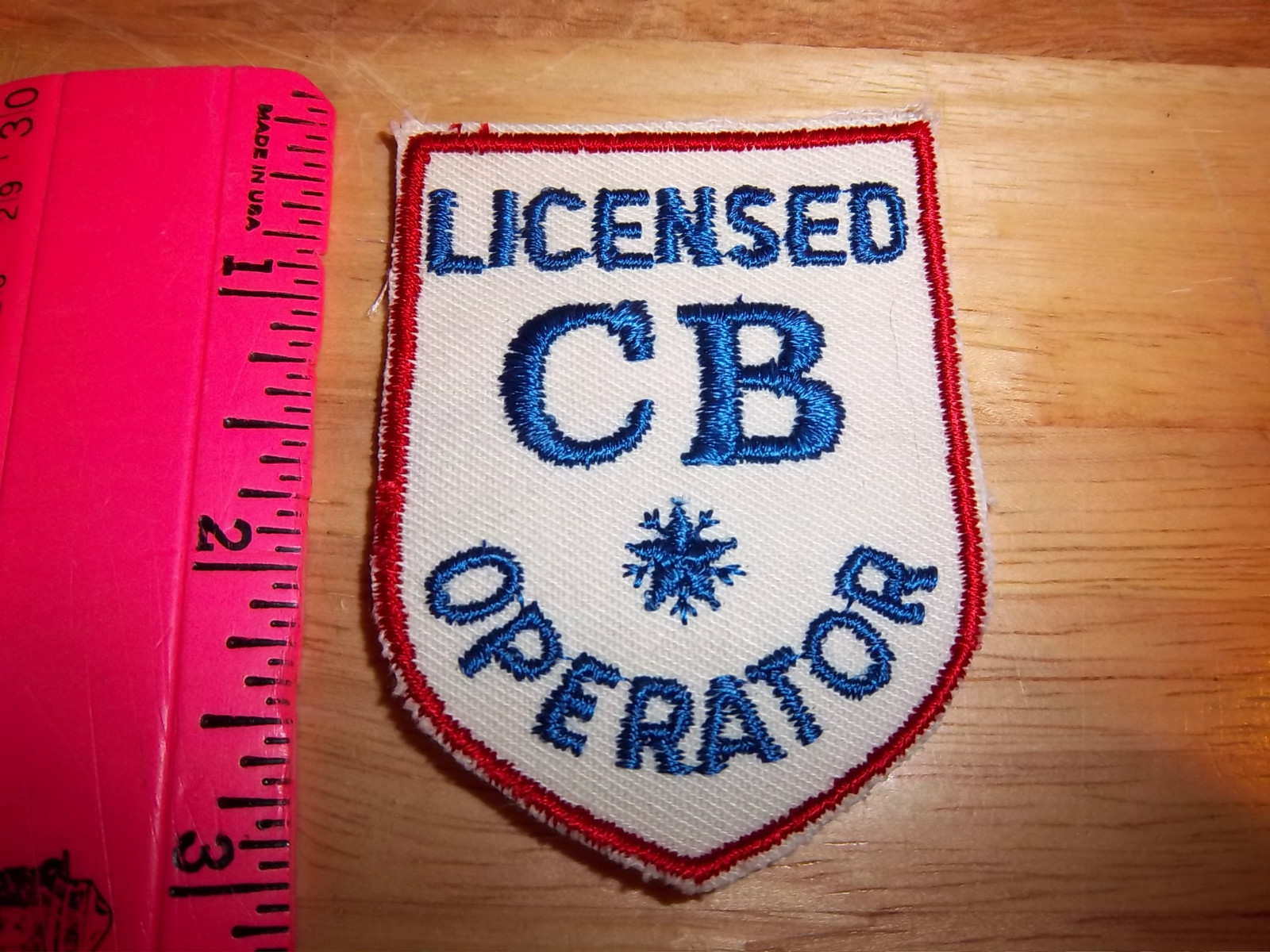 Licensed CB operator Embroidered patch, 70s style voyager series | eBay