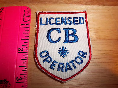 Licensed CB operator Embroidered patch, 70s style voyager series | eBay UK