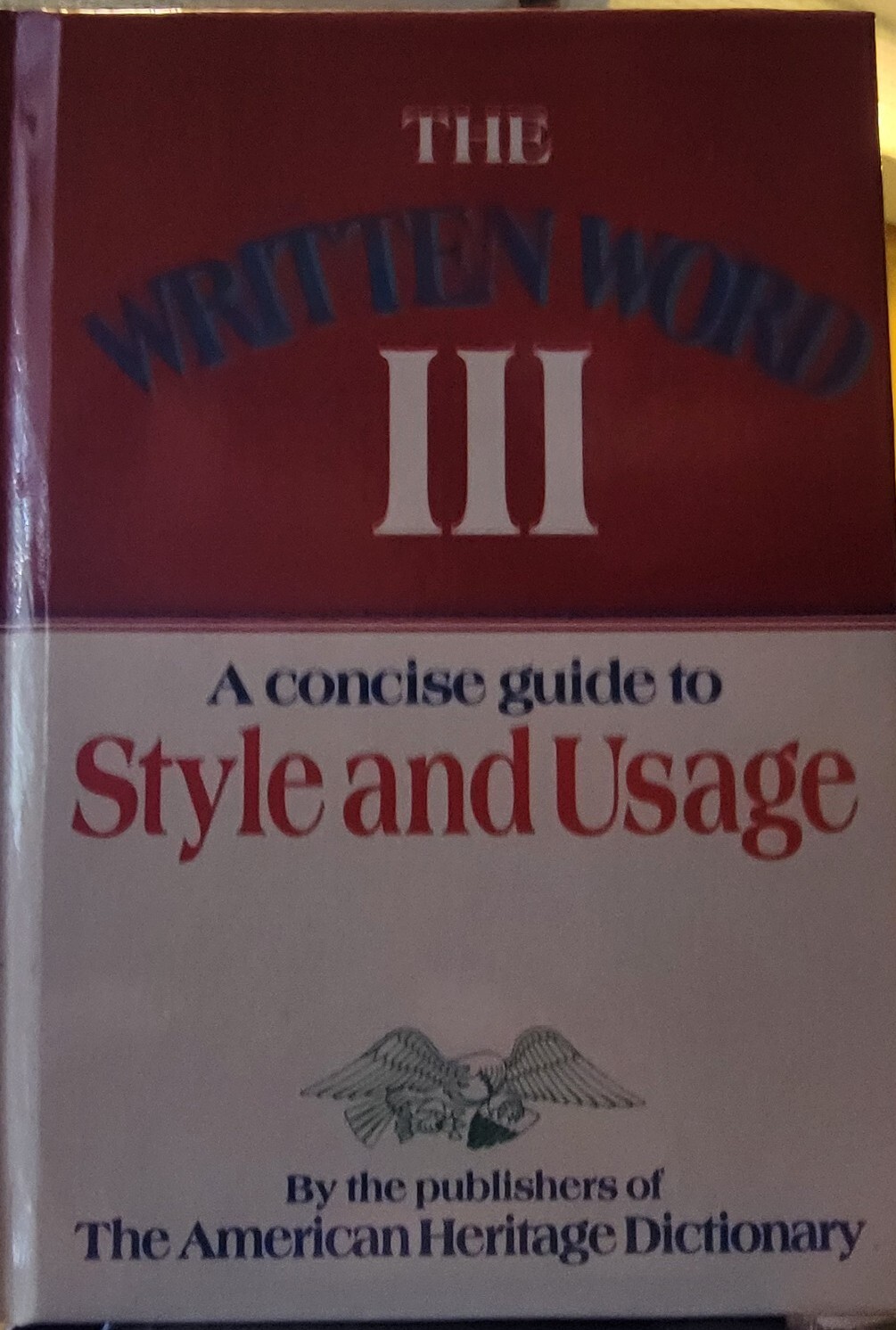 The Word Book III, The Right Word III, and the Written Word III 1990 HC ...