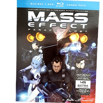 Mass Effect DVD Blu-ray Video Game Movie Combo Pack Animated Sci-fi ...