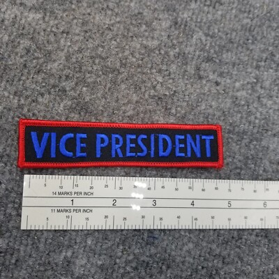 Vice President Patch Motorcycle Club | eBay