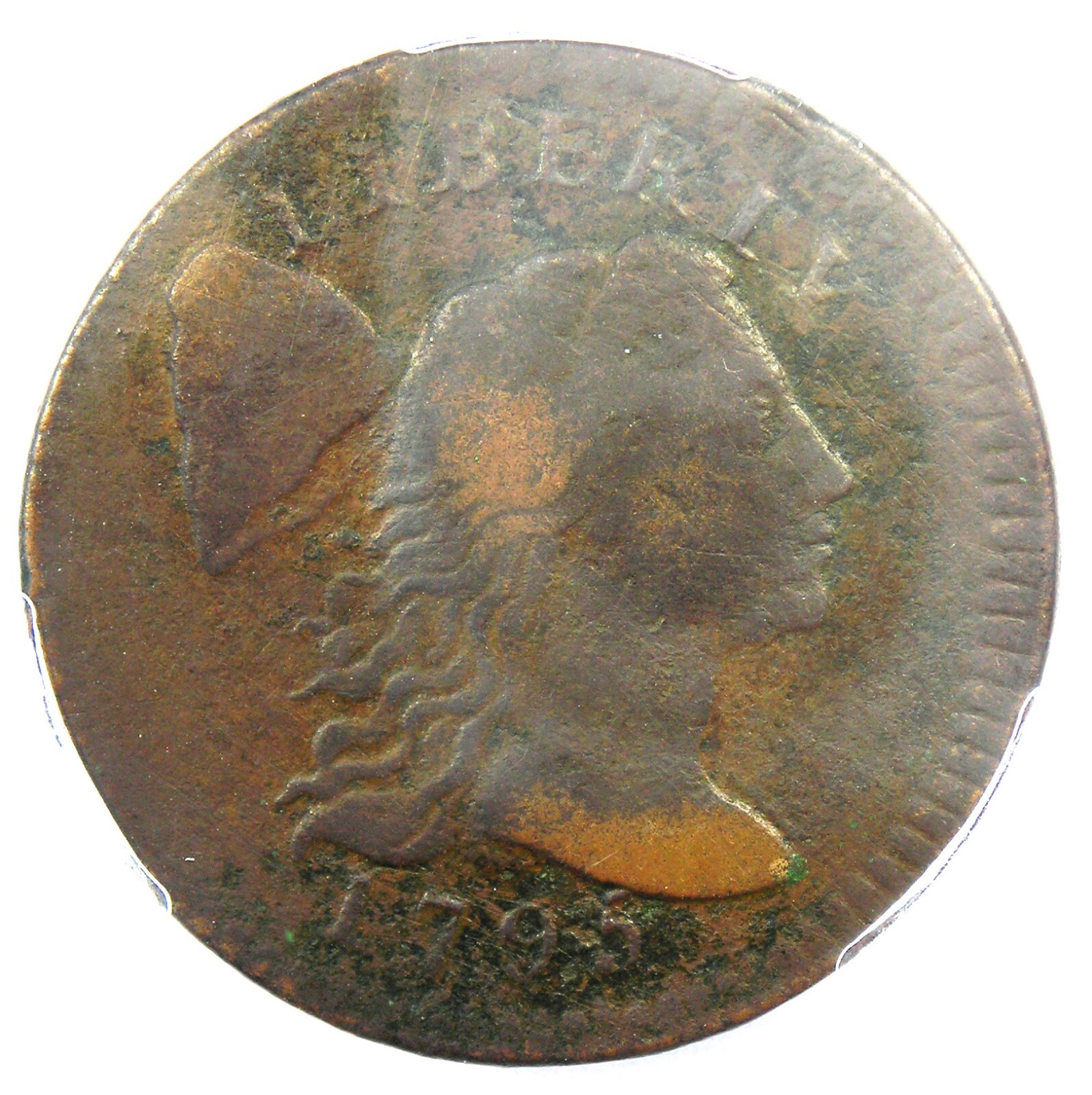1795 Liberty Cap Large Cent 1C Coin - Certified PCGS Fine Details ...