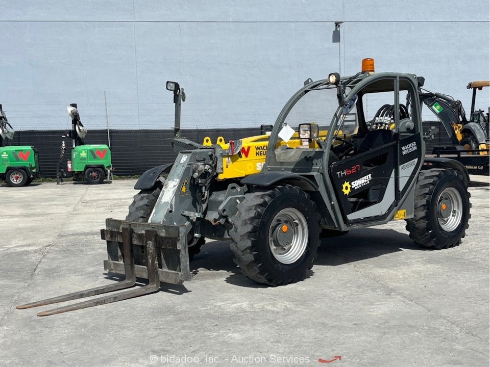 2018 Wacker Neuson TH627 19' 5.5K Telescopic Reach Forklift Telehandler ...