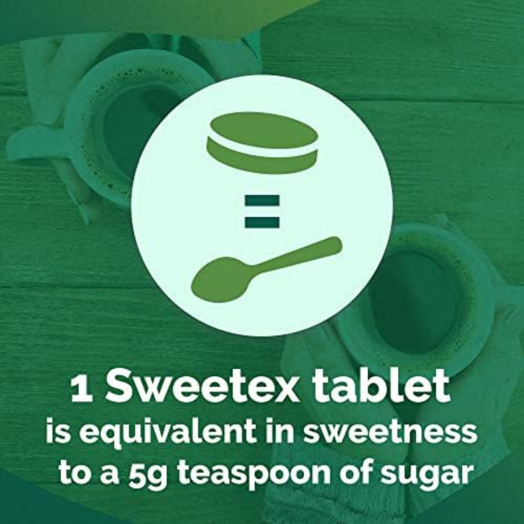 Sweetex 1200 Sugar Free, Calorie Free Sweetener Tablets, Pocket Size ...