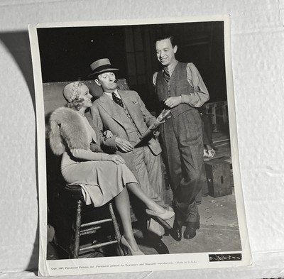 Robert Florey Betty Grable Ned Sparks On Set This Way Pls Orig 1937 ...