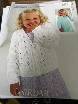Sirdar Double Knitting Pattern 4335 | eBay UK