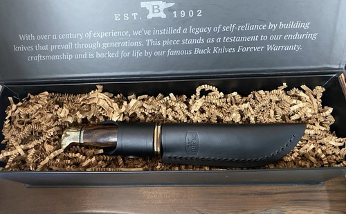 Buck 117 Knife Brahma BCCI 35th Anniversary 420C Blade Ironwood | eBay