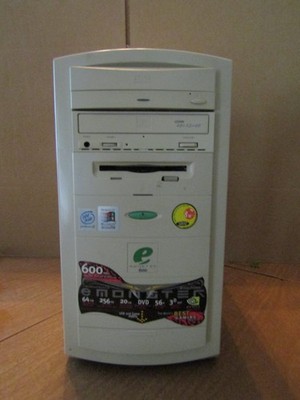 Vintage EMACHINE EMONSTER computer with keyboard | eBay